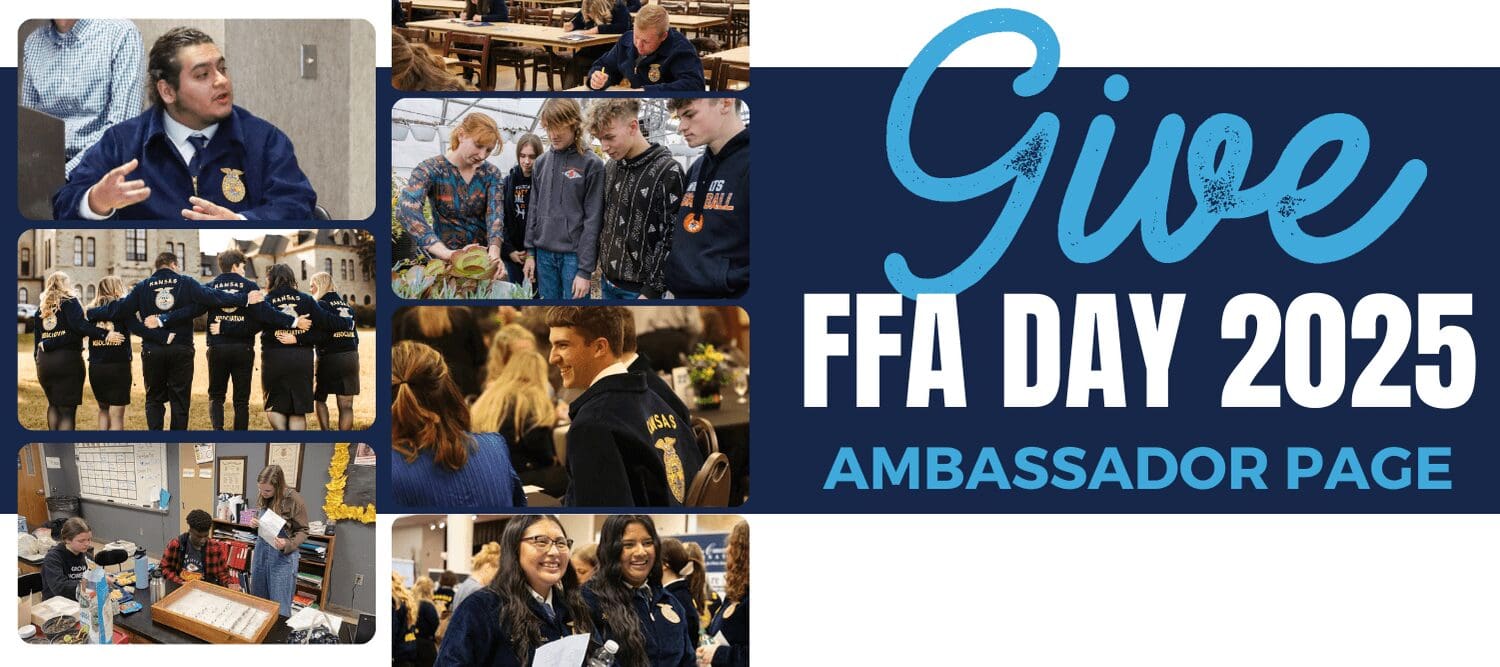 Give FFA Day Ambassadors | Kansas FFA