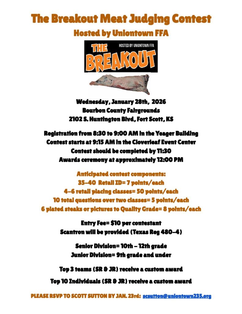 Breakout Meats Invitational | Kansas FFA